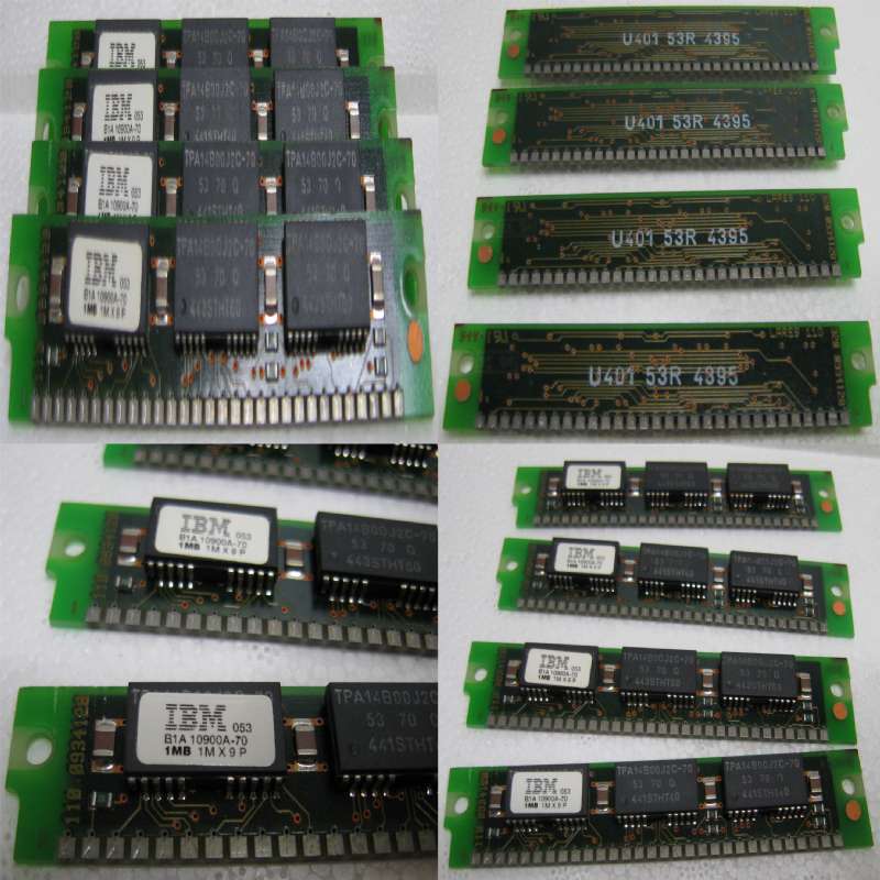 IBM RAM 1MB EDO SIMM 30 PIN