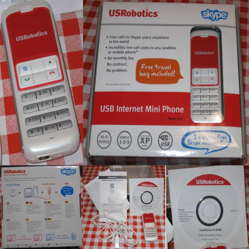 US ROBOTICS 9602 TELEFONO USB – USB INTERNET MINI PHONE