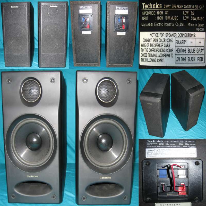 COPPIA CASSE TECHNICS SB-CH7 NERE