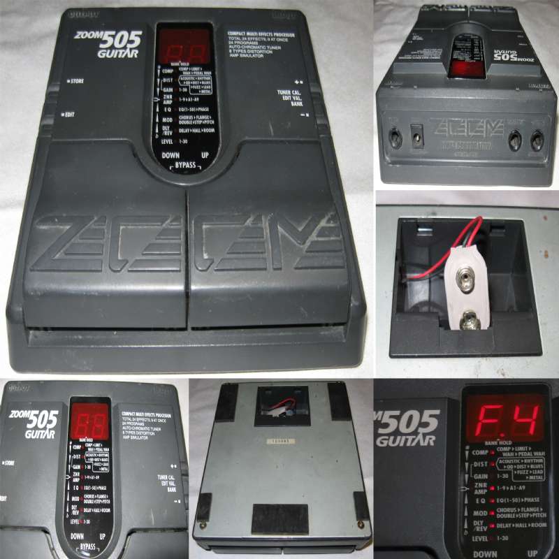 ZOOM 505 GUITAR PEDALE MULTI EFFETTO PER CHITARRA