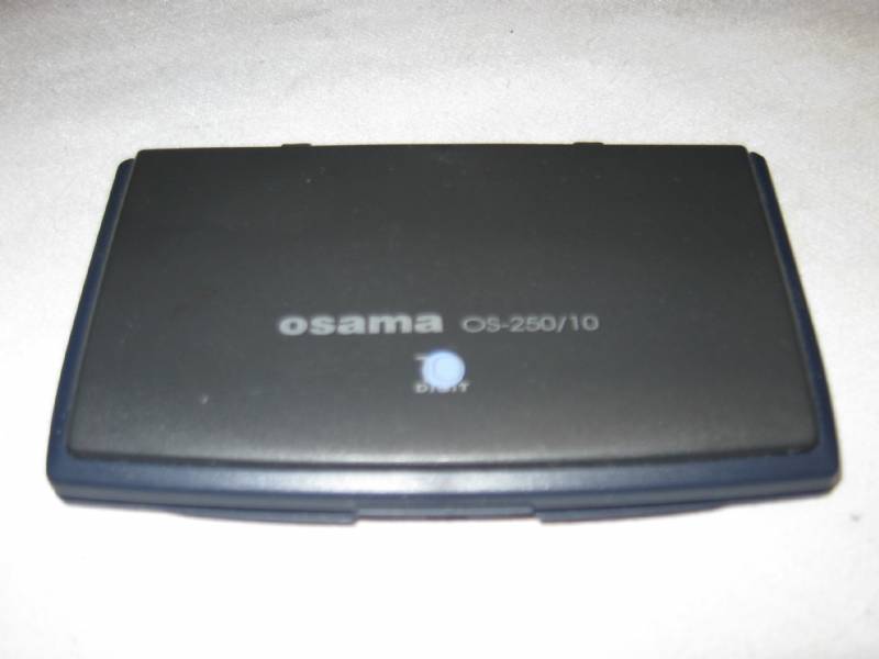 OSAMA OS-500/10 OS-250/10 OS 181/10 CALCOLATORI TASCABILI