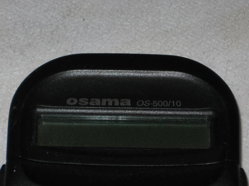 OSAMA OS-500/10 OS-250/10 OS 181/10 CALCOLATORI TASCABILI