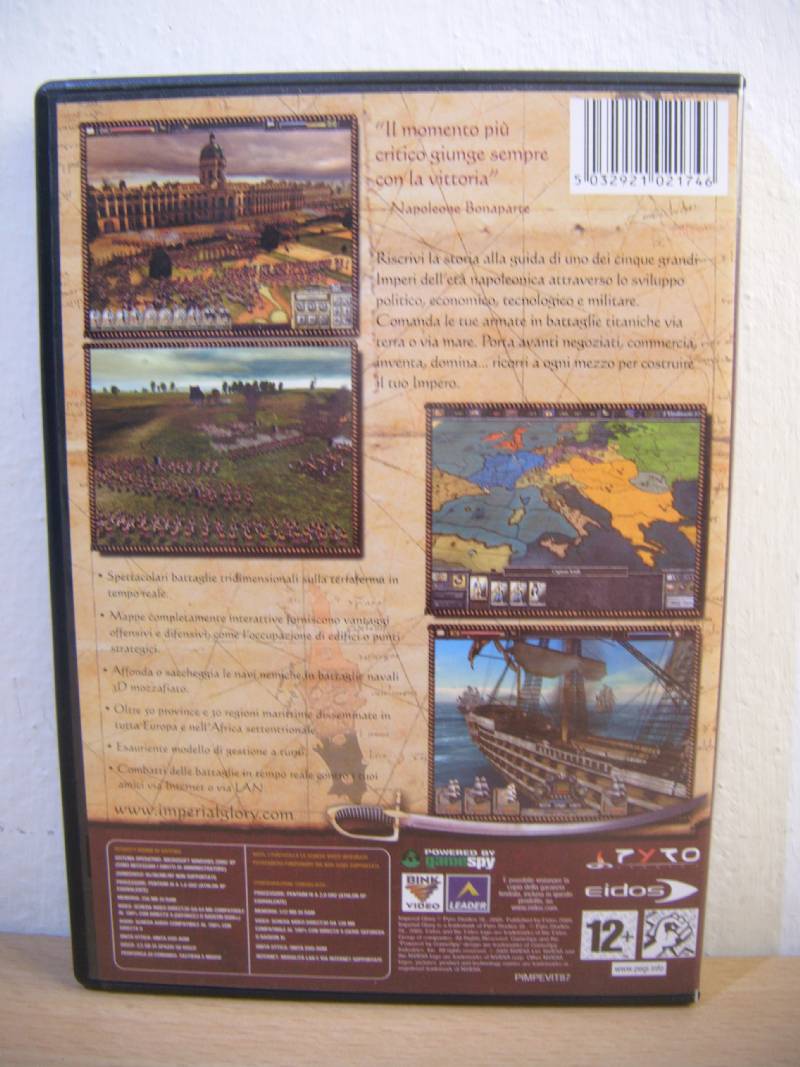 IMPERIAL GLORY PC GAME – PYRO STUDIOS / EIDOS