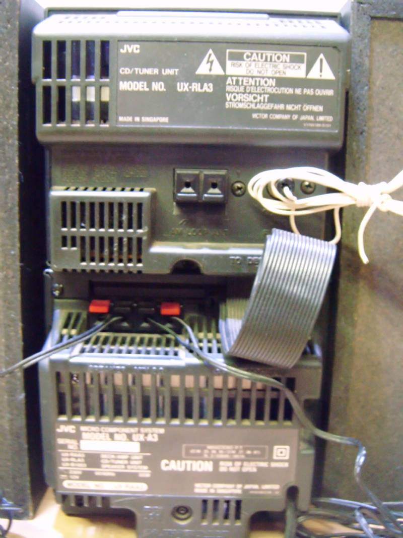 JVC UX-A3 CON CASSE E TELECOMANDO